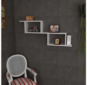 Asir Nástěnná police SELENE 45x101,4 cm bílá 731WAT1669