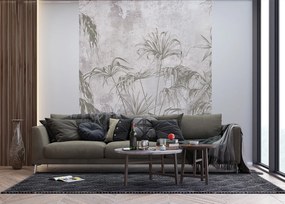 Vliesová fototapeta na zed' Tropické Listy | 225 x 270 cm | DFT3P5907