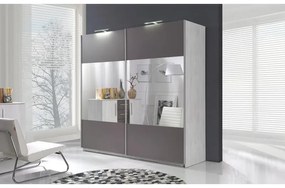 Maridex Šatní skříň DIONE D01 s osvětlením/ 4 zrcadla