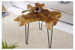 Massive home | Odkládací stolek WILD 60 CM masiv teak nature