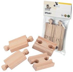 BABU vláčky - Koleje spojky 4+4 ks