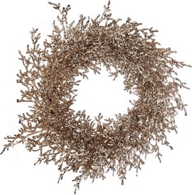 FLORISTA Věnec třpytivý chvojí 60 cm - zlatá