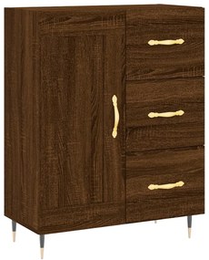 Skříň highboard hnědý dub 69,5 x 34 x 180 cm kompozitní dřevo,  3196002