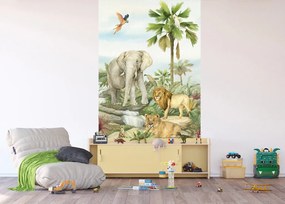 Dětská vliesová fototapeta na zed' Zvířata Divočiny | 150 x 270 cm | DFTD2P5607