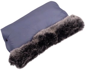 Inf Rukávník na kočárek FLUFFY – hřejivý, nepromokavý a větruodolný - jeans