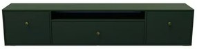 Závěsný televizní stolek RTV Mell 180 cm - zelená Zelená