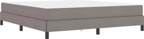 Postel s boxspringem Taupe 180 x 200 cm textil 3398511