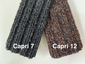 Vebe, Čistící zóna Capri 07, na míru, šíře 1m,2m, šedá, guma (gel - protiskluzový), chodba / předsíň