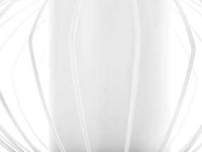 Bílá závěsná lampa KOLVA Beliani