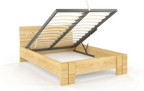 Prodloužená postel s úložným prostorem Arhus - borovice   ,  200x220 cm