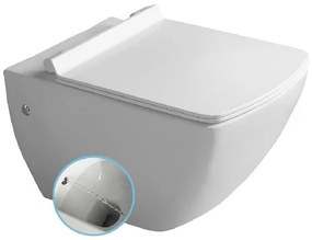 Sapho Isvea Purity - Závěsné WC s bidetovou sprškou, bílá 10PL02007-DL