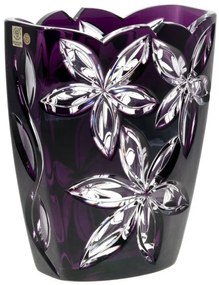 Váza Linda II, barva fialová, výška 230 mm