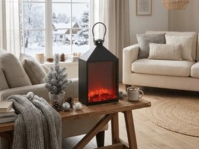 LED dekorace lucerna COZY WARM 55x30 cm, černá