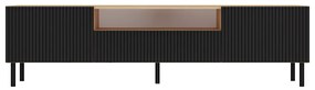 Televizní stolek KAMA SLIM 2D1S artisan/černá