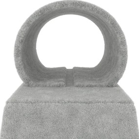 Škrabadlo pro kočky s tunelem a žebříkem světle šedé 55,5 cm 171790