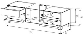 Stolek SONOROUS MD 9540 (černý) + CHYTRÉ HODINKY