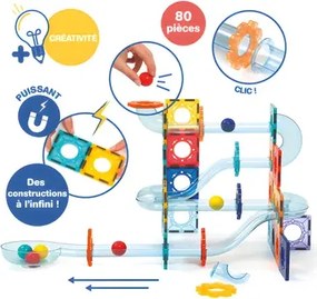 Ludi Magnetická kuličková dráha / Kuličková dráha / 80 dílů / od 3 let