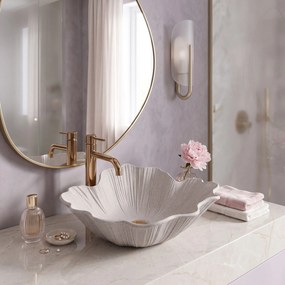 Rea, Umyvadlo na desku Rea Flower Beige, REA-U7888