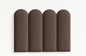 Eka Čalouněný panel Trinity 60 x 20 cm - Tmavá hnědá 2308