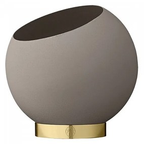 Květináč Globe Taupe 17 cm AYTM