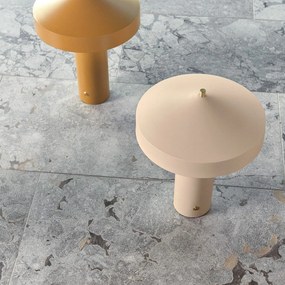 Taupe kovová stolní lampa (výška 41 cm) Hatto – OYOY Living Design