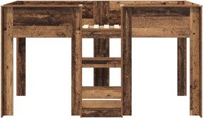 Patrová postel pro děti Staré dřevo 75 x 190 cm 3410473