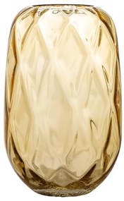 OnaDnes -20% Žlutá skleněná váza Bloomingville Klarasofie 25 cm