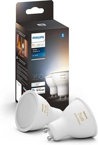 Led žárovka philips hue white ambiance 4.3w gu10 set 2ks