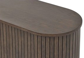 Designový TV stolek Palomino 180 cm tmavě hnědý dub