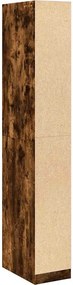 Šatní skříň kouřový dub 30 x 50 x 200 cm kompozitní dřevo 3307688