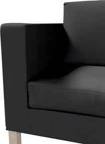 Potah na pohovku IKEA  Karlanda 2-místná, krátký barva černá látka pletený vzor