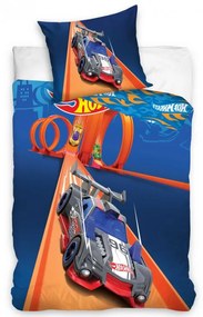 Dětské povlečení Hot Wheels Nekonečná smyčka 140x200/70x90 cm