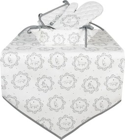 Kuchyňská chňapka - rukavice s kočičkami Lovely Grey Cats - 18*30 cm