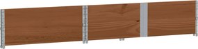 Zahradní truhlík hnědý 150 x 100 cm masivní borové dřevo 3295418