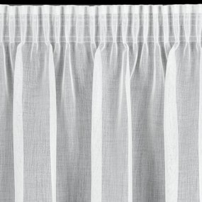 KRÁTKÁ ZÁCLONA NA PÁSCE SUZAN 350X150 CM BÍLÁ