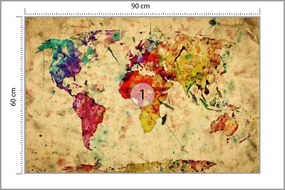 Fototapeta Mapa Světa Strukturální vinyl 360x240