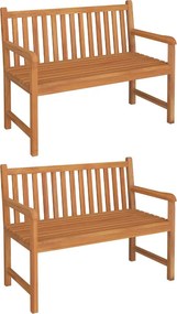 3dílný zahradní jídelní set masivní teakové dřevo 3157150