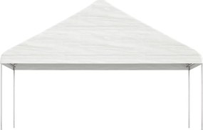 vidaXL Altán se střechou bílý 8,92 x 5,88 x 3,75 m polyethylen [3155520]