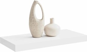 Plovoucí nástěnná police bílá 50 x 23,5 x 3,8 cm MDF 323808