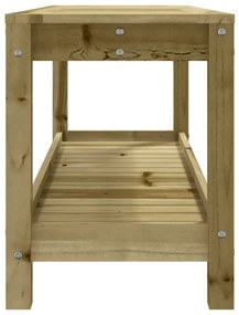 Zahradní lavice 108 x 35 x 45 cm impregnované borové dřevo - Default Title