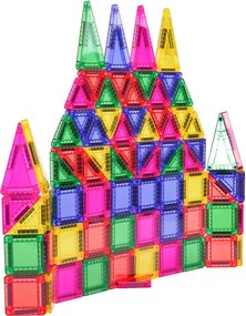 Magnetická stavebnice SUPER MAGNETISM Mini, 75 dílků