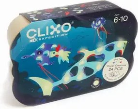 Clixo Ocean Creatures Magnetická stavebnice / 24ks / od 6 let