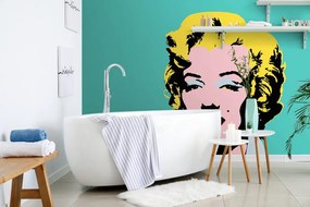 Tapeta ikonická Marilyn Monroe v pop art designu