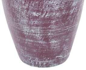 Pálená hlína Dekorativní váza 57 Hnědá Modrá KARDIA Beliani