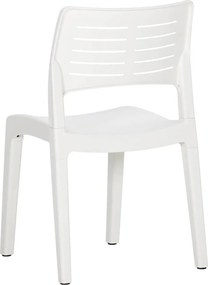 Zahradní židle 2 ks bílé polypropylen 317729