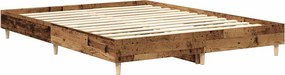 Rám postele bez matrace Staré dřevo 150x200 cm kompozitní dřevo 3328715