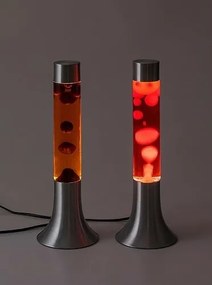 Rabalux 76026 dekorativní lávová stolní LED lampa Poppilol, oranžovočervená