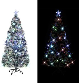 Umělý vánoční stromek se stojanem a LED 150 cm optické vlákno,  242426 HangarStore.cz