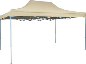 Zahradní nůžkový pavilon 3x6m béžový