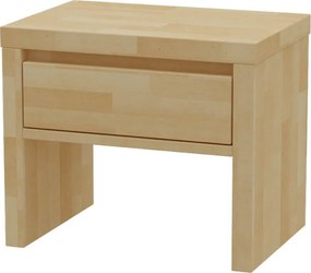 Mrava Noční stolek TNS 5 jádrový buk | Povrchová úprava: olejovosk,Materiál nábytku: rustik smrek,Rozmer - postelí, roštov, nábytku: 44,5 x 50 x 35 cm
